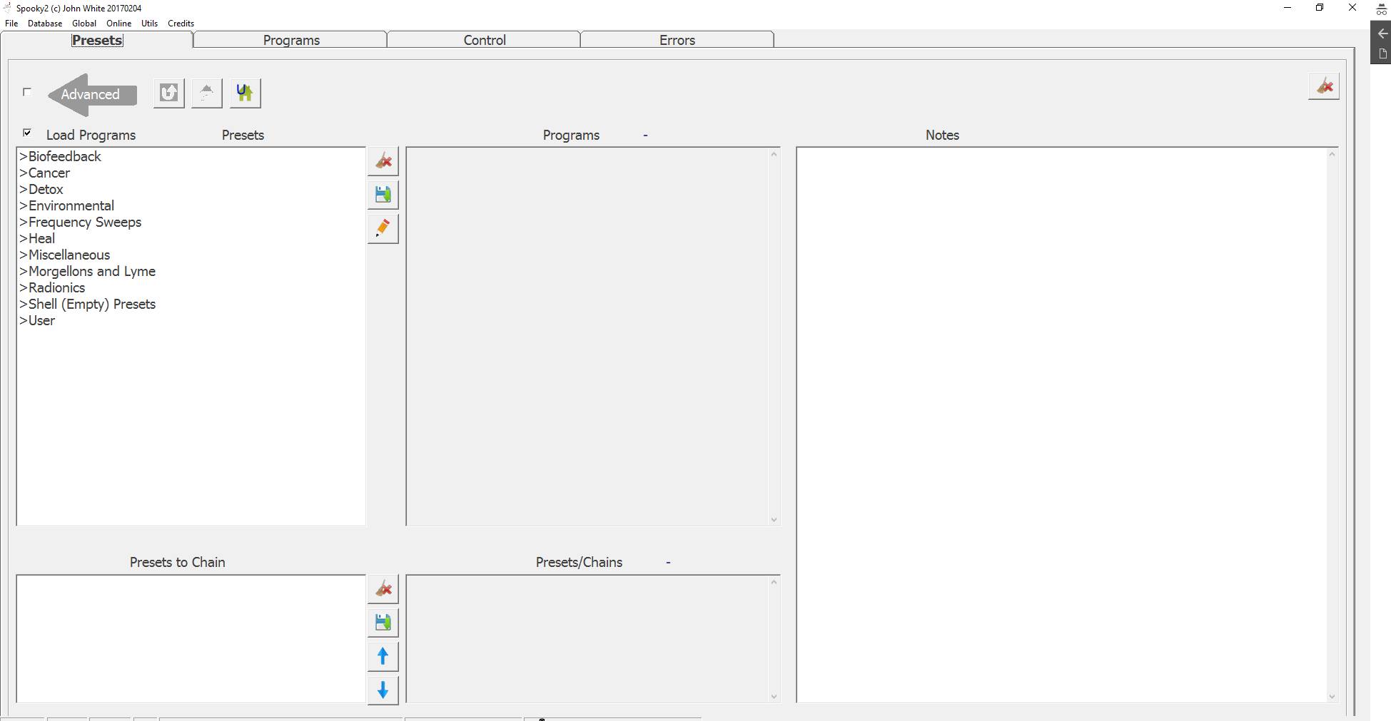 I just downloaded the spooky software and when I opened it, it looks ...